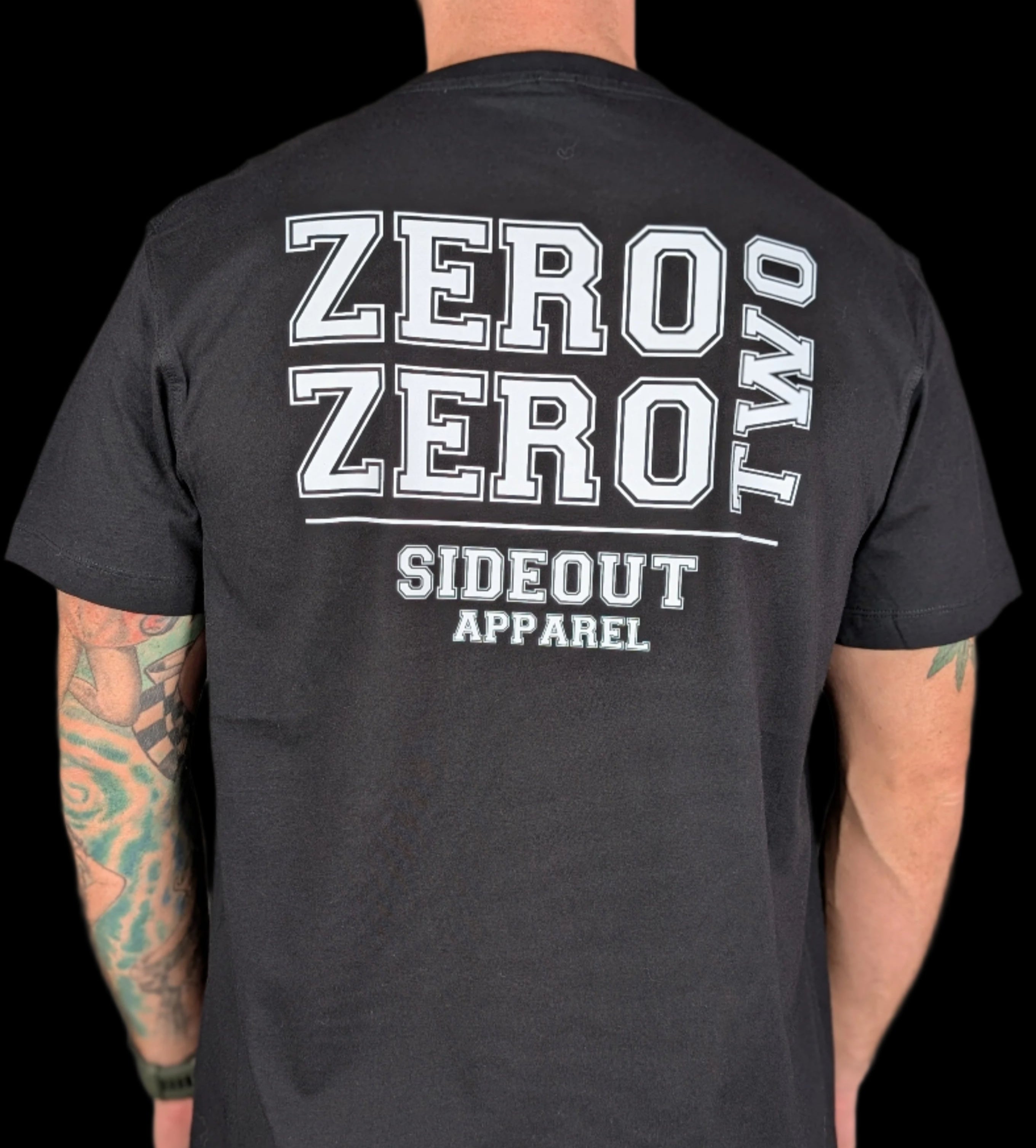 Zero Zero Two - Black – SideOut Apparel